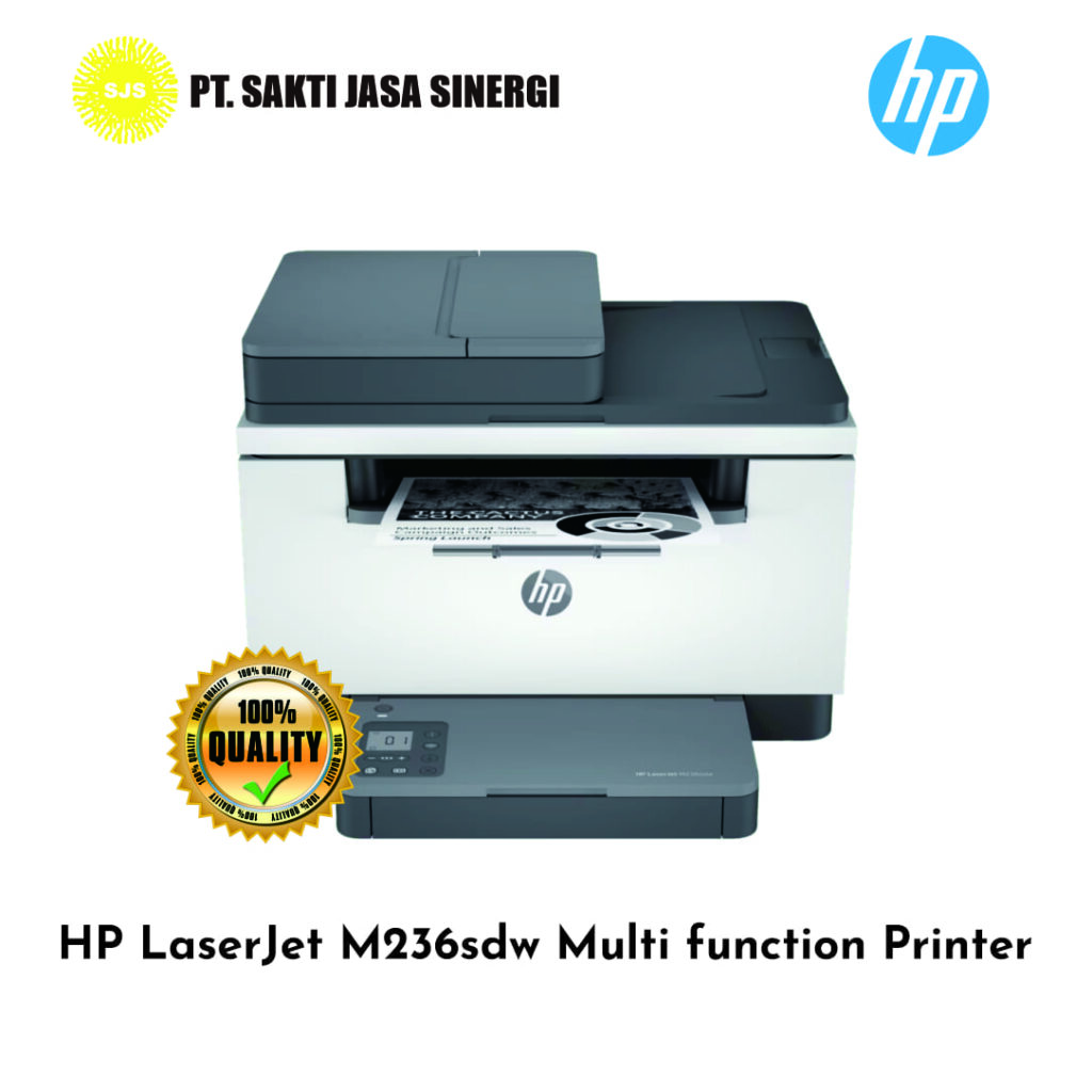 HP LaserJet M236sdw Multi function Printer | PT. Sakti Jasa Sinergi