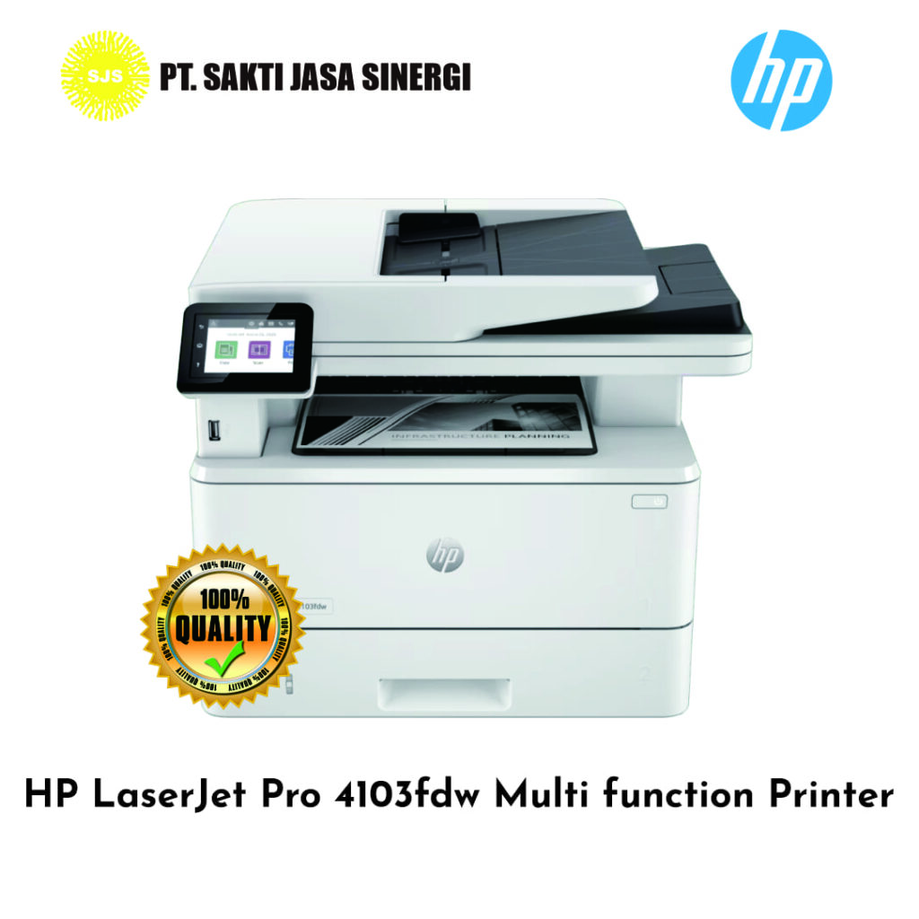 HP LaserJet Pro 4103fdw Multi function Printer | PT. Sakti Jasa Sinergi